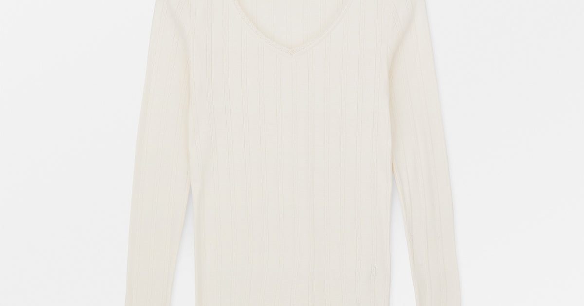 June V blouse - Ecru – Skall Studio ENG